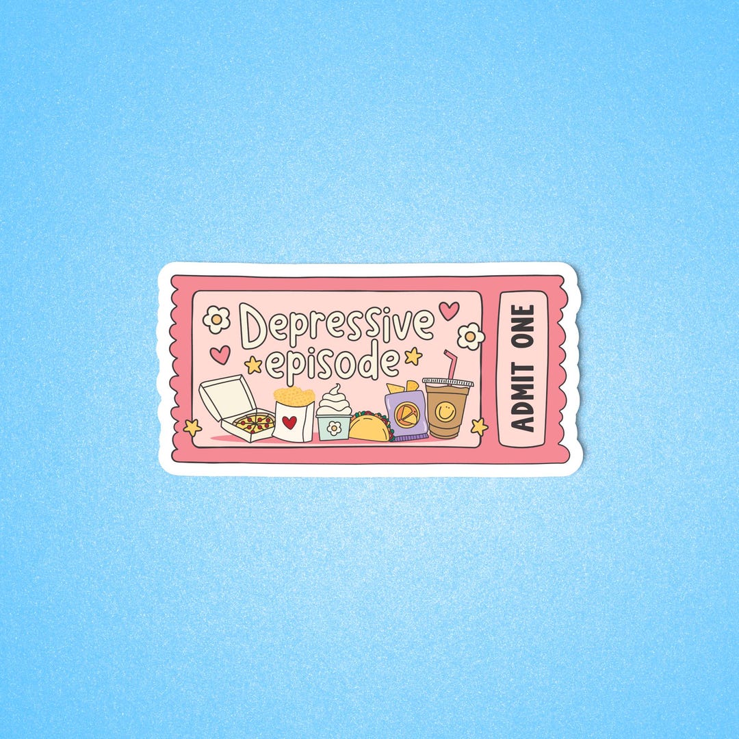 Mental Health Sticker, Depression Sticker, Anxiety Sticker, Anxiety ...