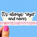 It's Always WYD and Never DYWMTCOAEYPTYCOMF Sticker, Smut Sticker ...