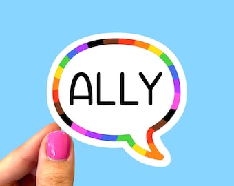 Lgbtq Ally Sticker - Etsy