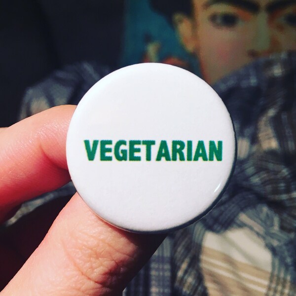 Vegetarian Pin - Etsy