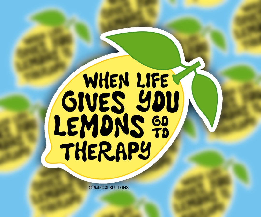 Therapy Sticker | Mental Health | Therapist Sticker | Laptop Sticker ...