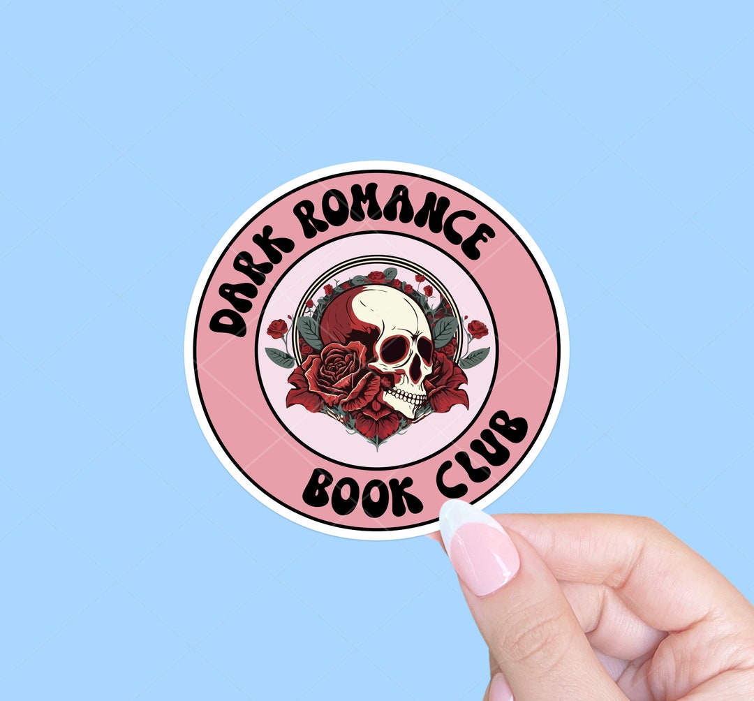 Dark Romance Book Club Sticker, Tablet Sticker, Book Sticker, Bookish ...