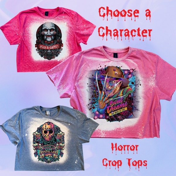 Horror Movies Crop Top - Etsy