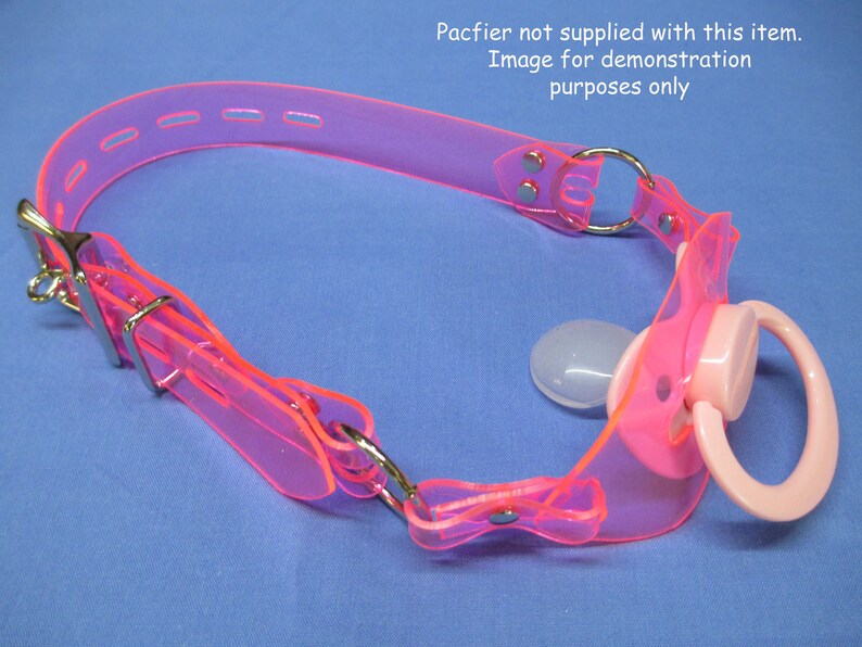 Vegan Friendly AB/DL Mini Design Locking Pacifier Holder Gag - Etsy