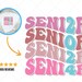 High School Senior, Class of 2024 Senior, Senior Year Svg, Retro Senior ...