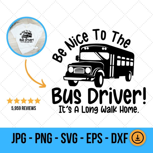 Bus Driver Svg - Etsy