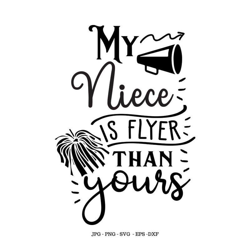 Cheer Niece Svg - Etsy