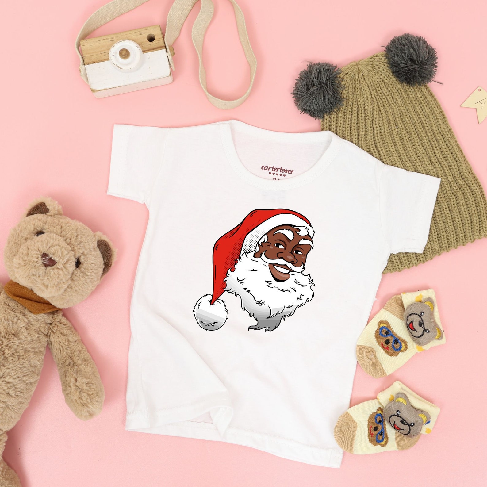Black Santa Claus Svg Brown Santa Santa Shirt Svg Black - Etsy