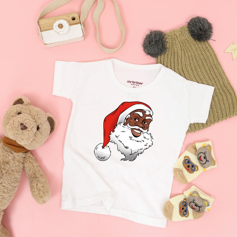 Black Santa Claus Svg Brown Santa Santa Shirt Svg Black - Etsy
