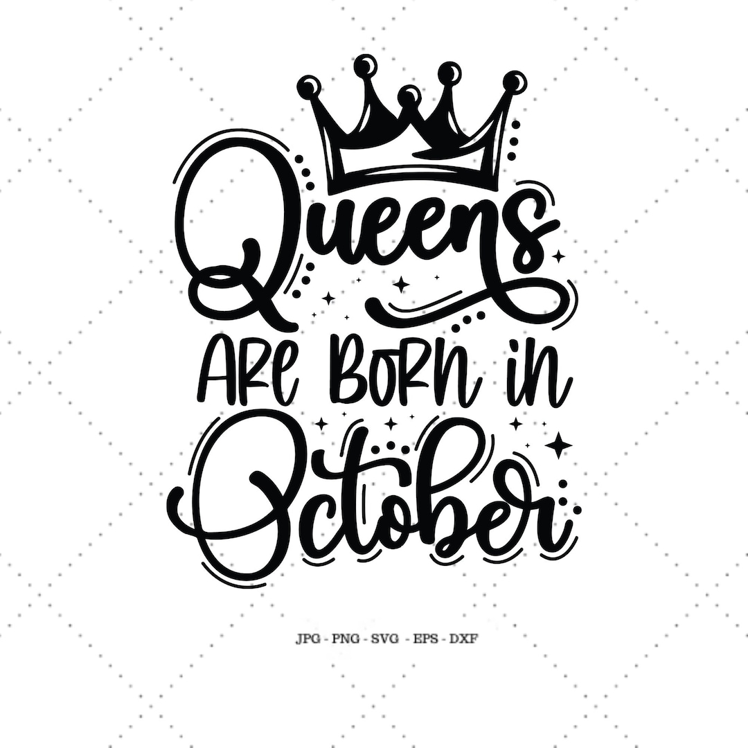 October Birthday, Birthday Png, Birthday Month Gift, October Girl ...