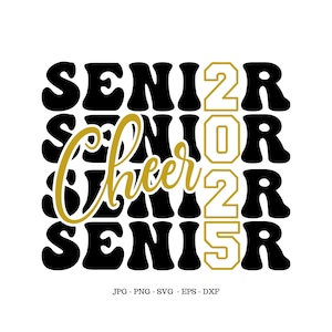 Senior Cheer Gifts, Senior Night Svg, Cheer Senior Night, Senior Night ...