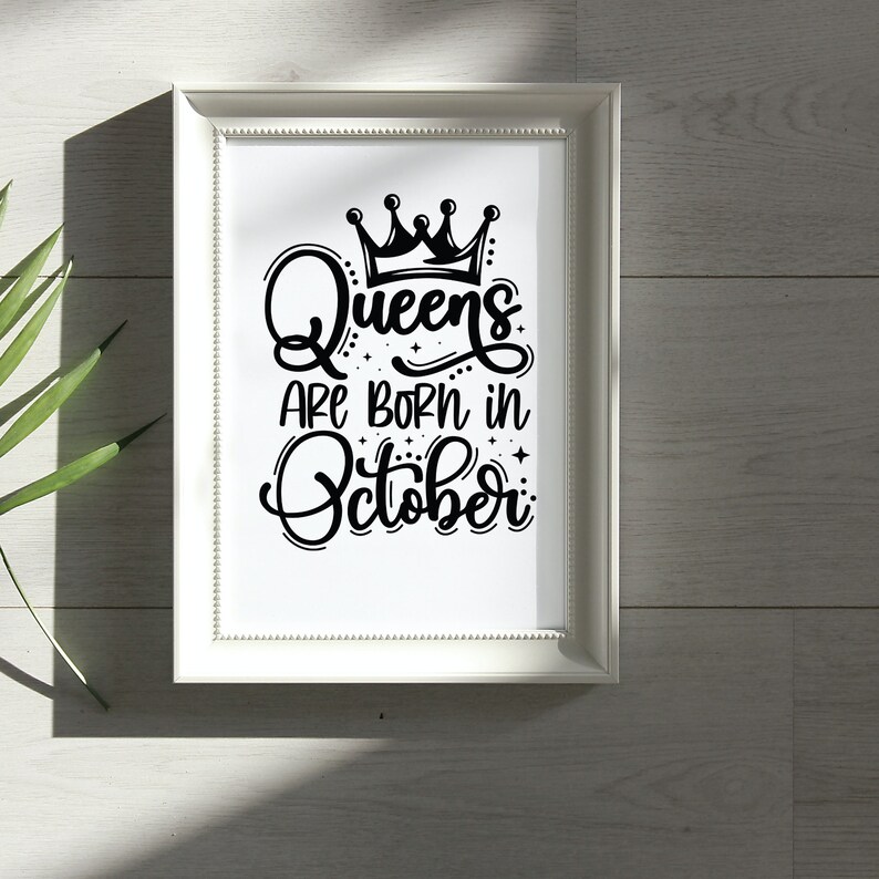 October Birthday Birthday Png Birthday Month Gift October - Etsy