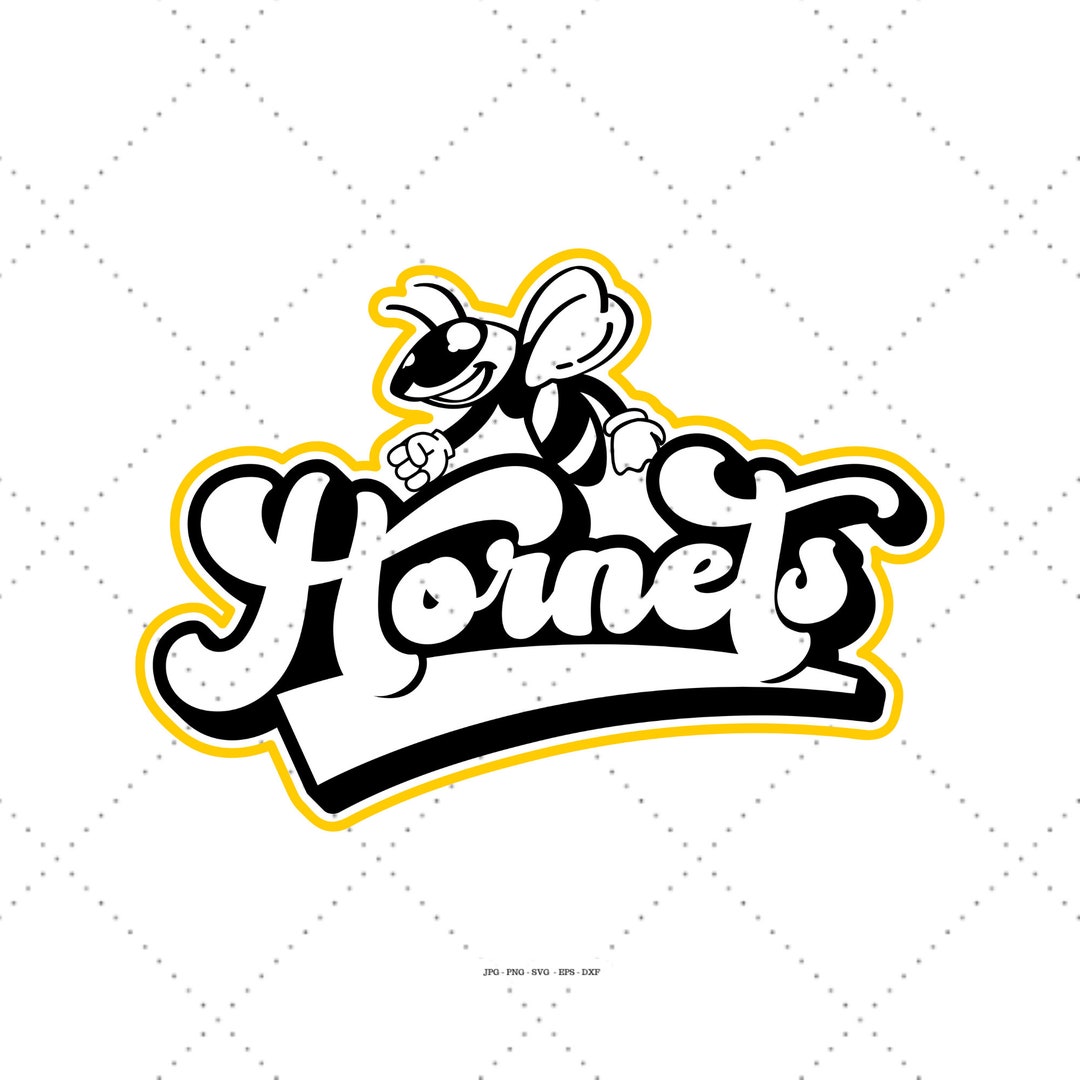 Hornets Svg, Mascot Svg, School Team Svg, Hornets Png, Yellow Svg ...