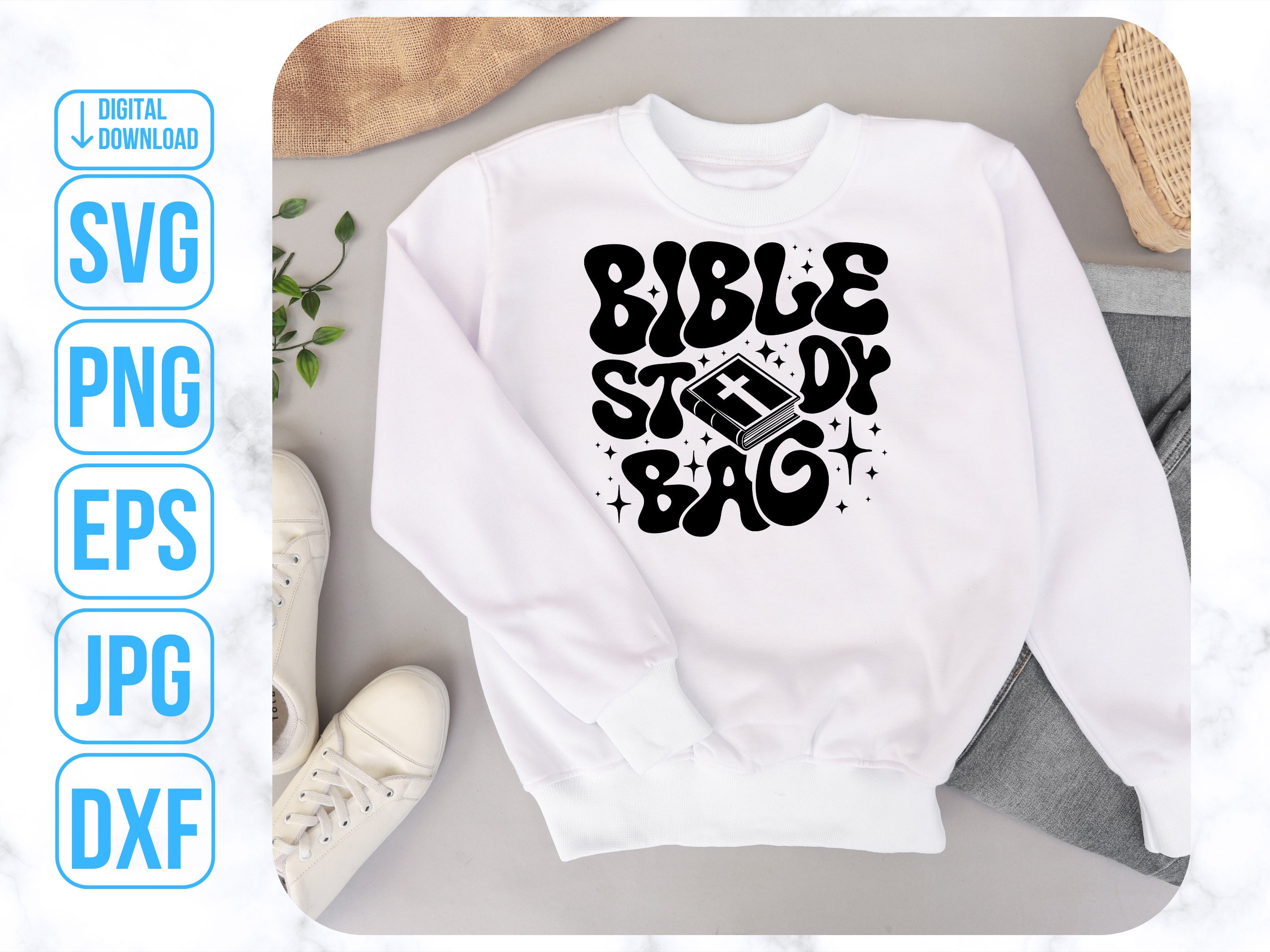 Bible Study Svg, Bible Study Bag Png, Bag Svg, Bible Bag Svg - Etsy
