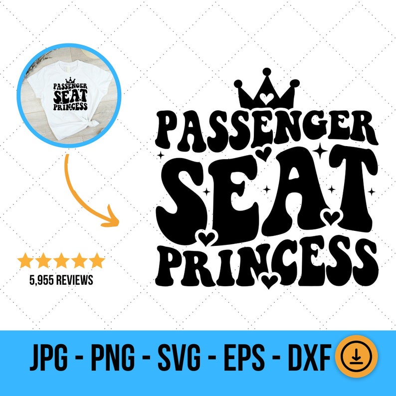 Passenger Seat Svg Spoiled Wife Svg Gift for Girlfriend - Etsy
