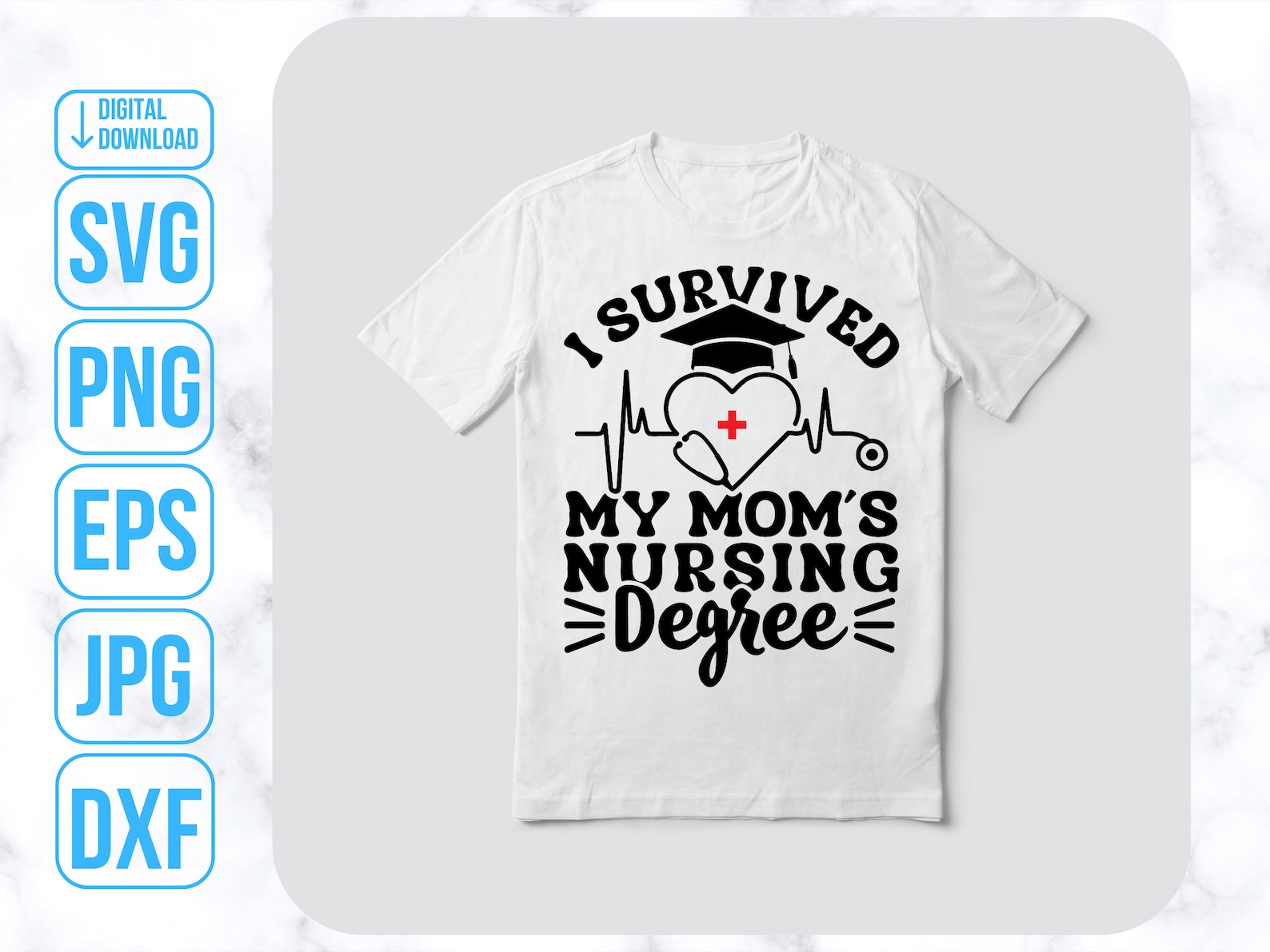 Nurse Graduation Svg, My Mom is A Nurse, Funny Nurse Svg, New Mom Nurse ...