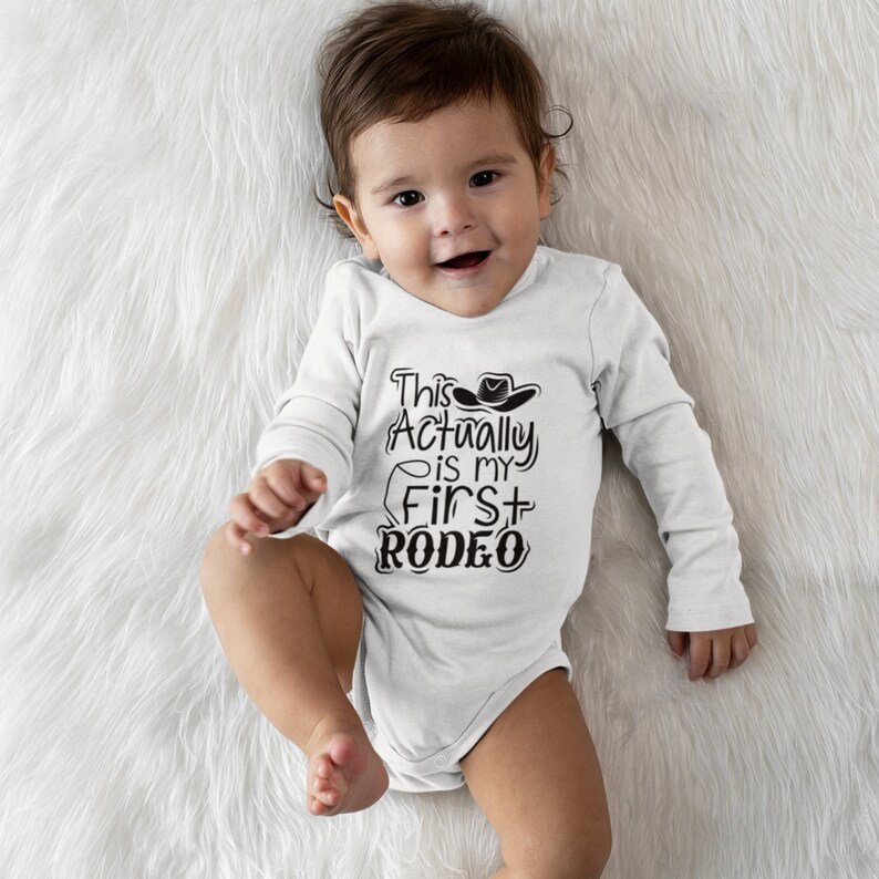 This Actually is My First Rodeo SVG Rodeo SVG Baby Shower - Etsy