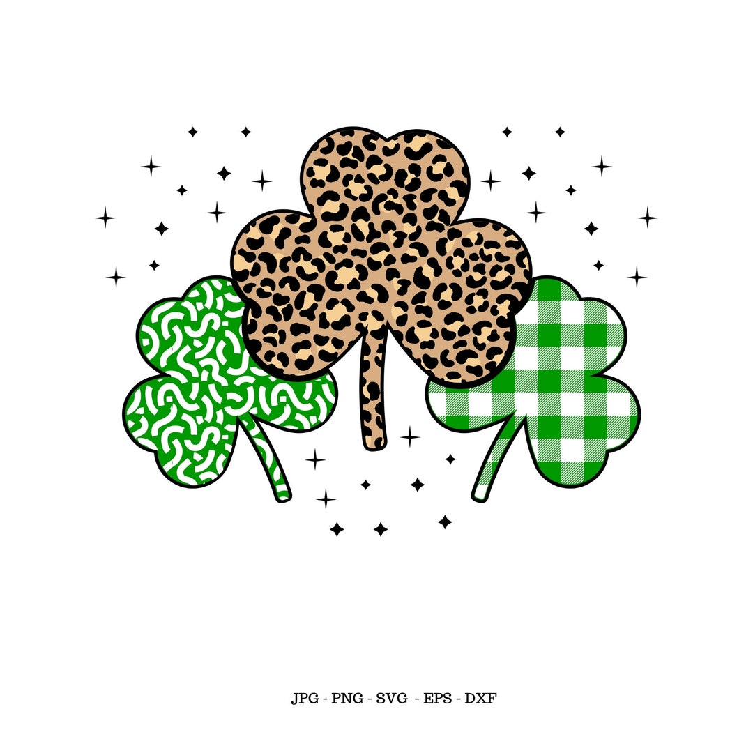 St Patricks Cut File, Lucky Svg, Clover Svg, Shamrock Svg, Shamrock Png ...