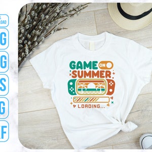 Last Day of School, Gammer Gift, Game on Summer, Game Lover Svg, Boy ...