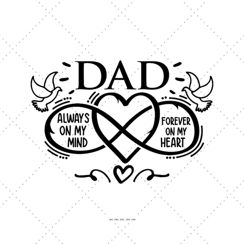 Dad Memorial Svg - Etsy