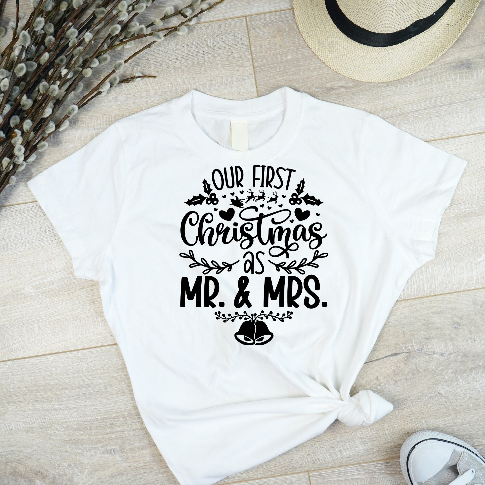 Mr and Mrs Svg Gift for Newlyweds Our First Christmas - Etsy