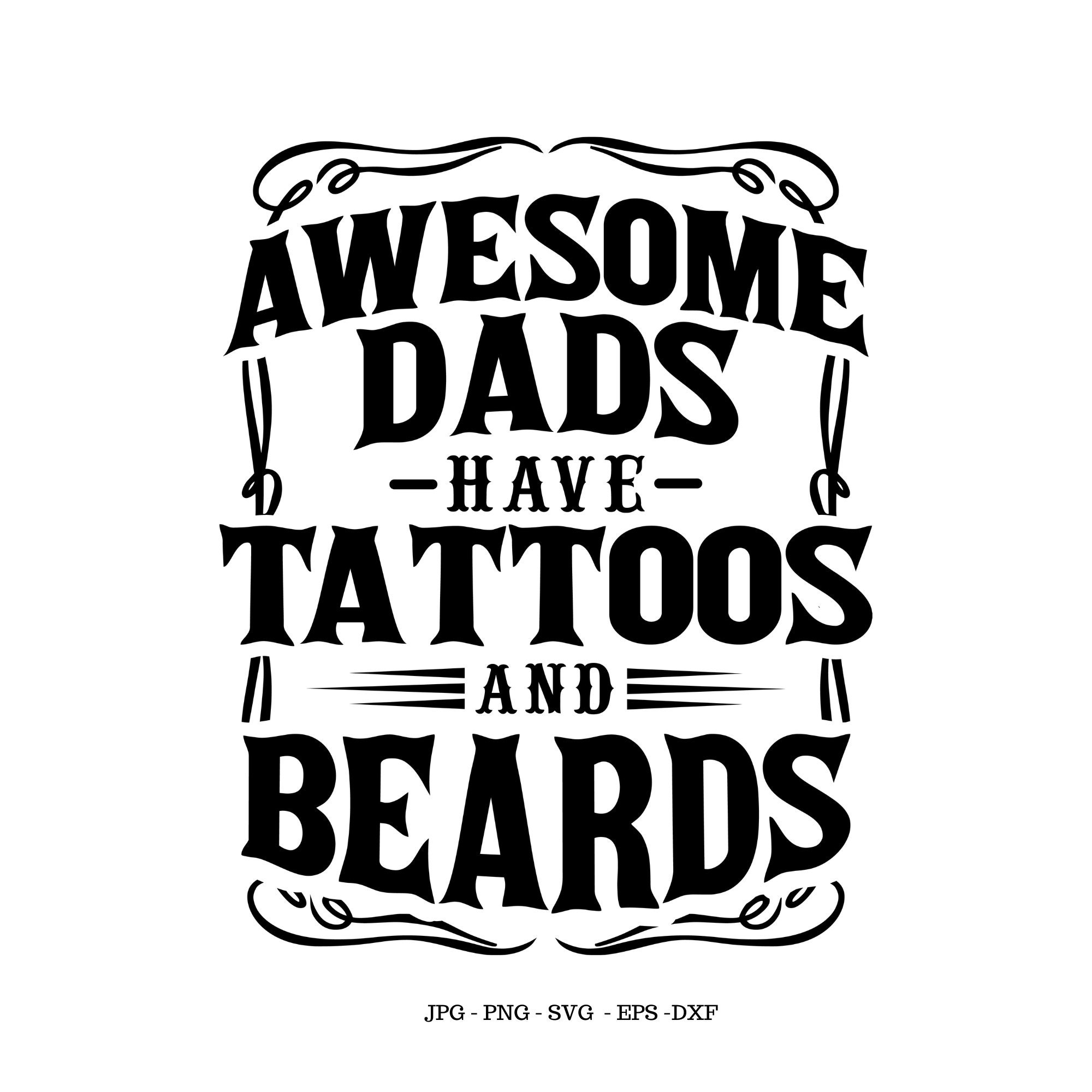 Fathers Day Svg Men With Beards Dad Gift Funny Dad Shirt - Etsy