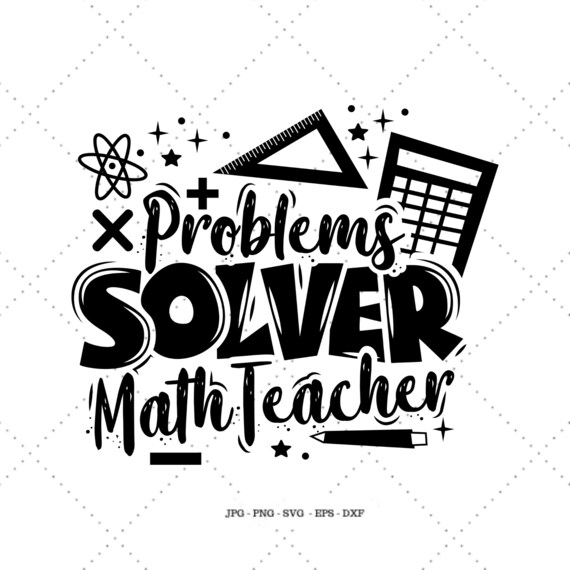 Math Teacher Svg Math Teacher Gift Funny Math Gift for | Etsy