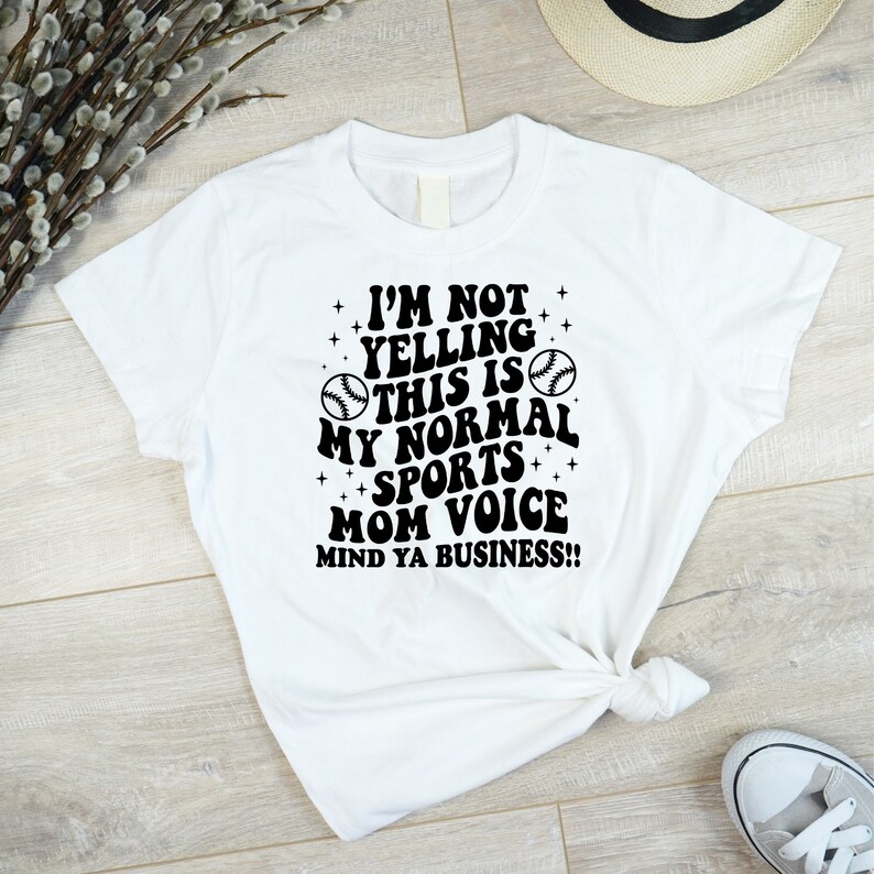 I'm Not Yelling Svg, Baseball Mom Gift, Funny Baseball Svg, Mom Voice ...