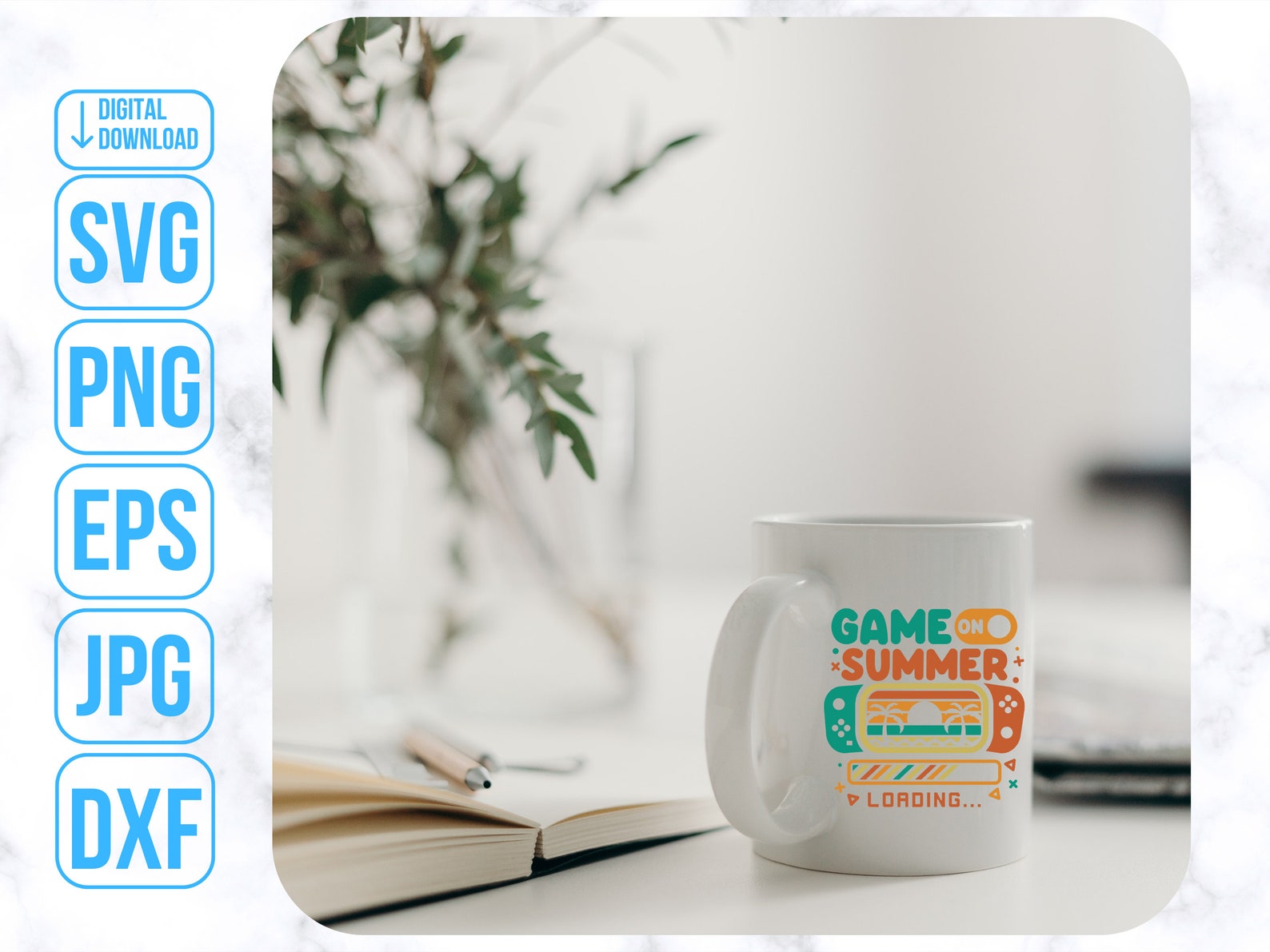 Last Day of School, Gammer Gift, Game on Summer, Game Lover Svg, Boy ...
