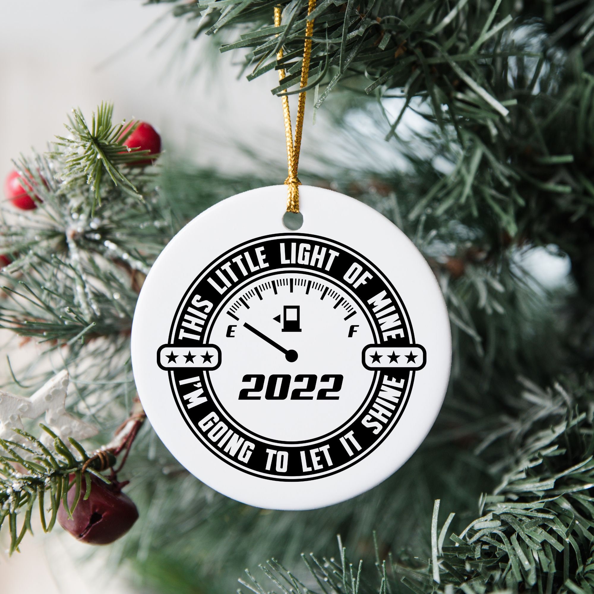 Gas Ornament Svg Fuel Svg Funny Christmas Svg Laser Files - Etsy