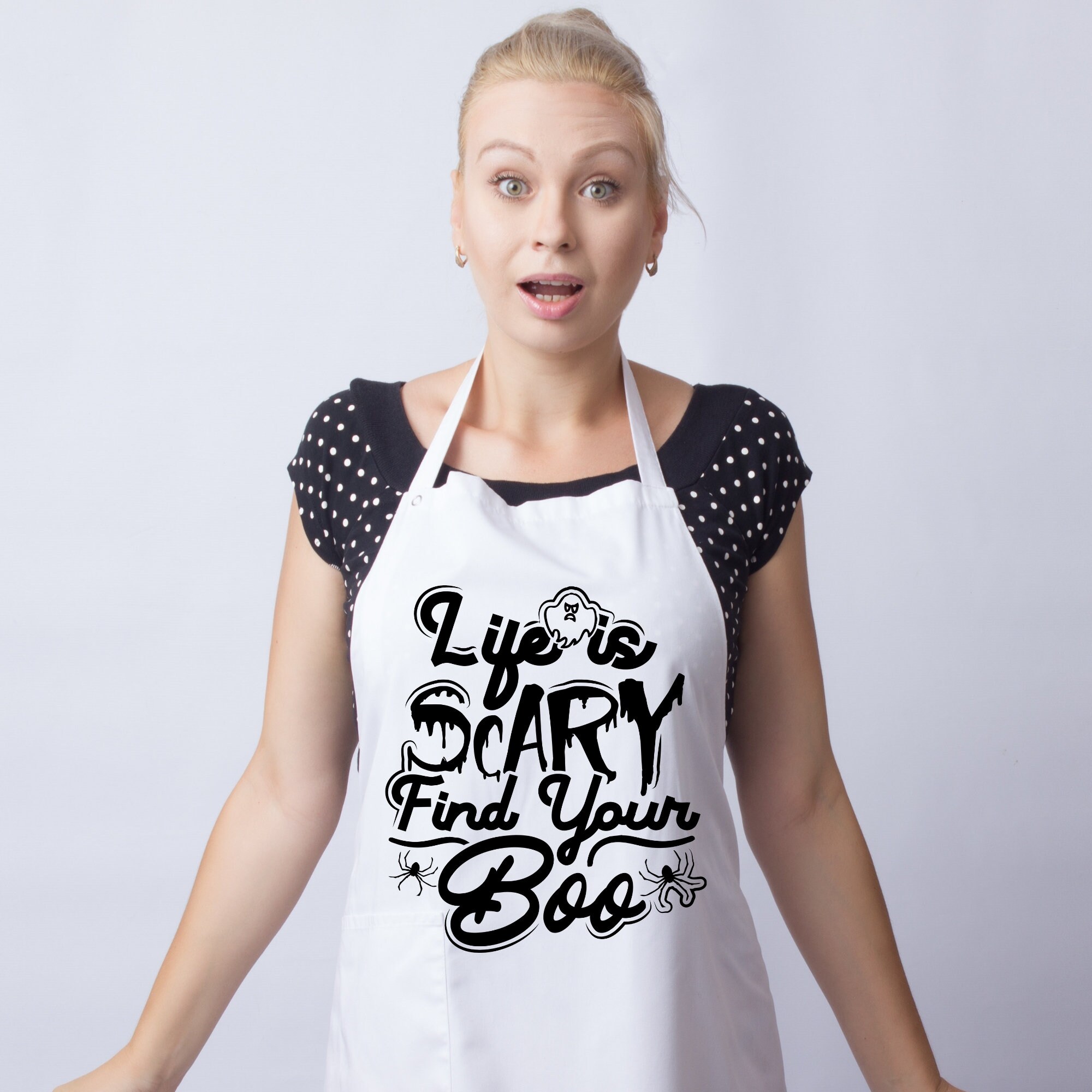 Life is Scary Find Your Boo Ghost SVG Halloween Decor | Etsy