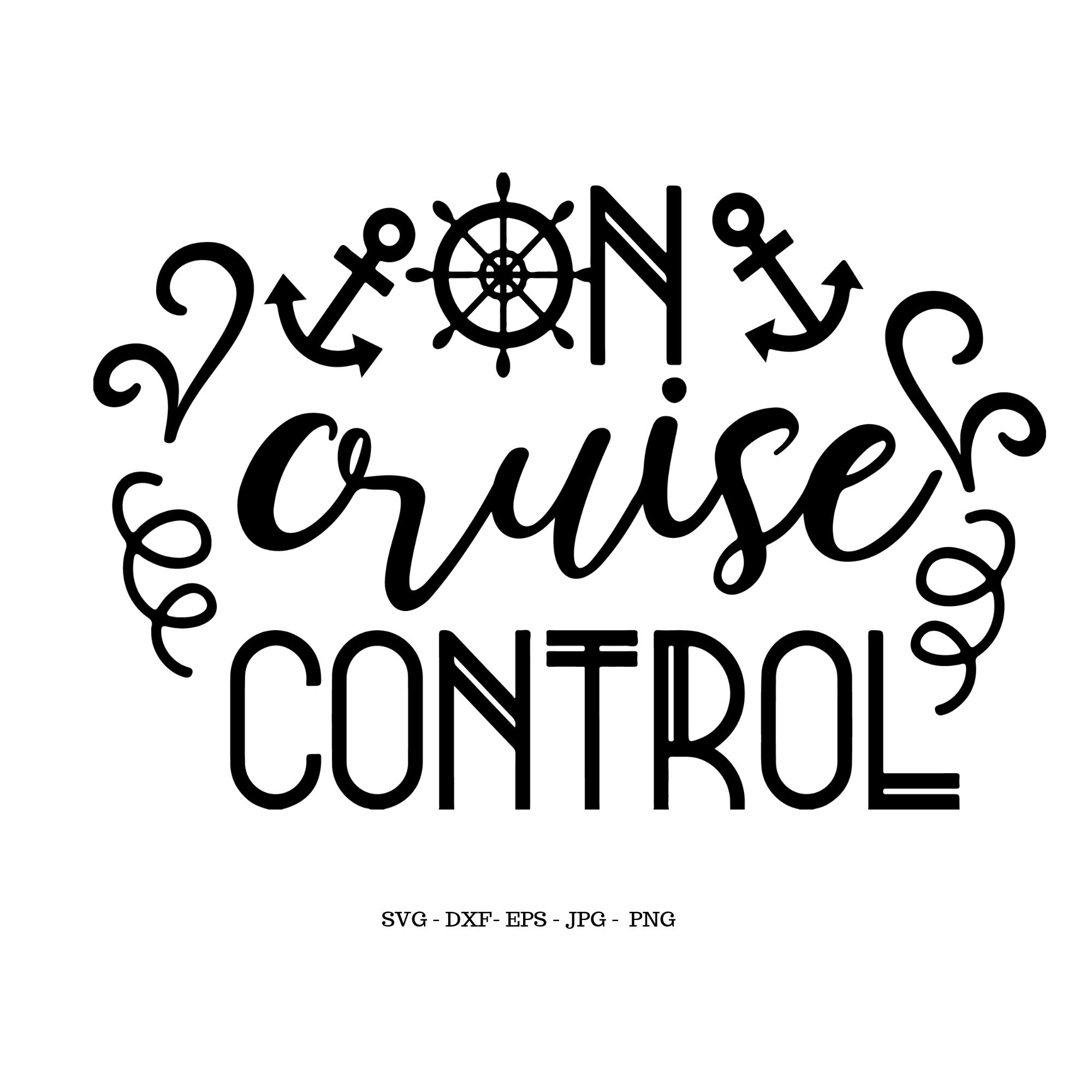 On Cruise Control Svg, Cruise Gift, Vacation SVG, Christmas Cruise ...