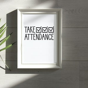 Teacher Humor Take Attendance Funny Teacher Svg Teacher - Etsy