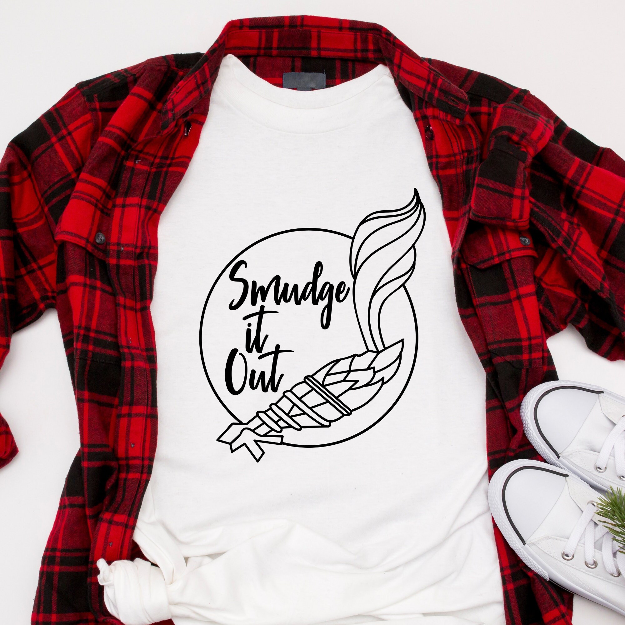 White Sage Smudge Bundles SVG, Smudge Kit, Sage Plant SVG, Spiritual ...