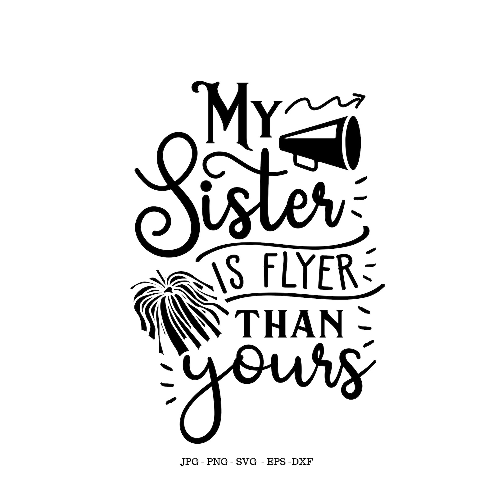 Cheerleader Svg Cheer Shirt Svg Spirit Shirt Cheer Cut - Etsy