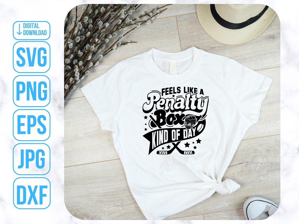 Penalty Box Svg, Cross Checking, Hockey Player Svg, Power Play - Etsy