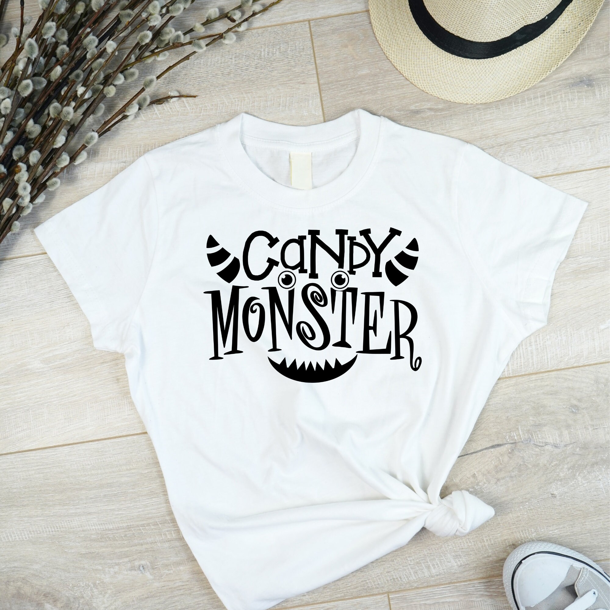 Candy Monster, Kids Halloween Svg, Boy Halloween Shirt, Creepy Cute ...