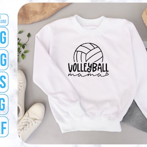 Volleyball Mama, Volleyball Svg, Cute Volleyball Svg, Digital Product ...
