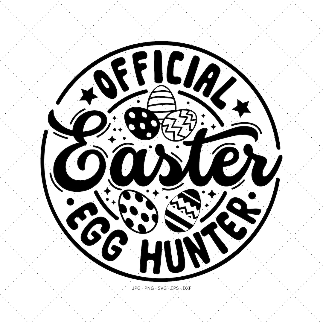 Easter Egg Hunter, Easter Eggs Png, Easter Egg Clipart, Easter Day Svg ...