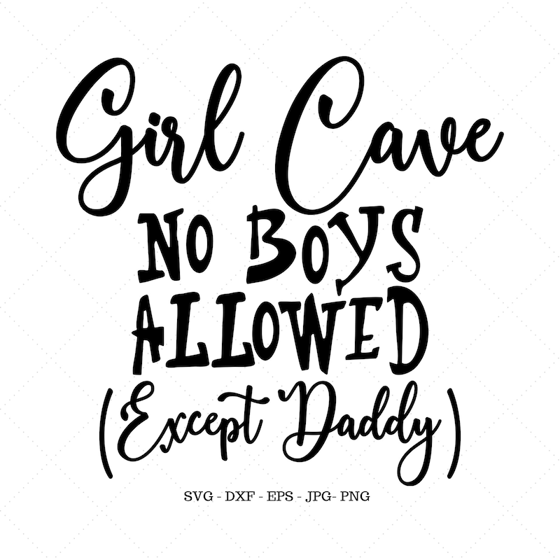 Girls Only Sign - Etsy