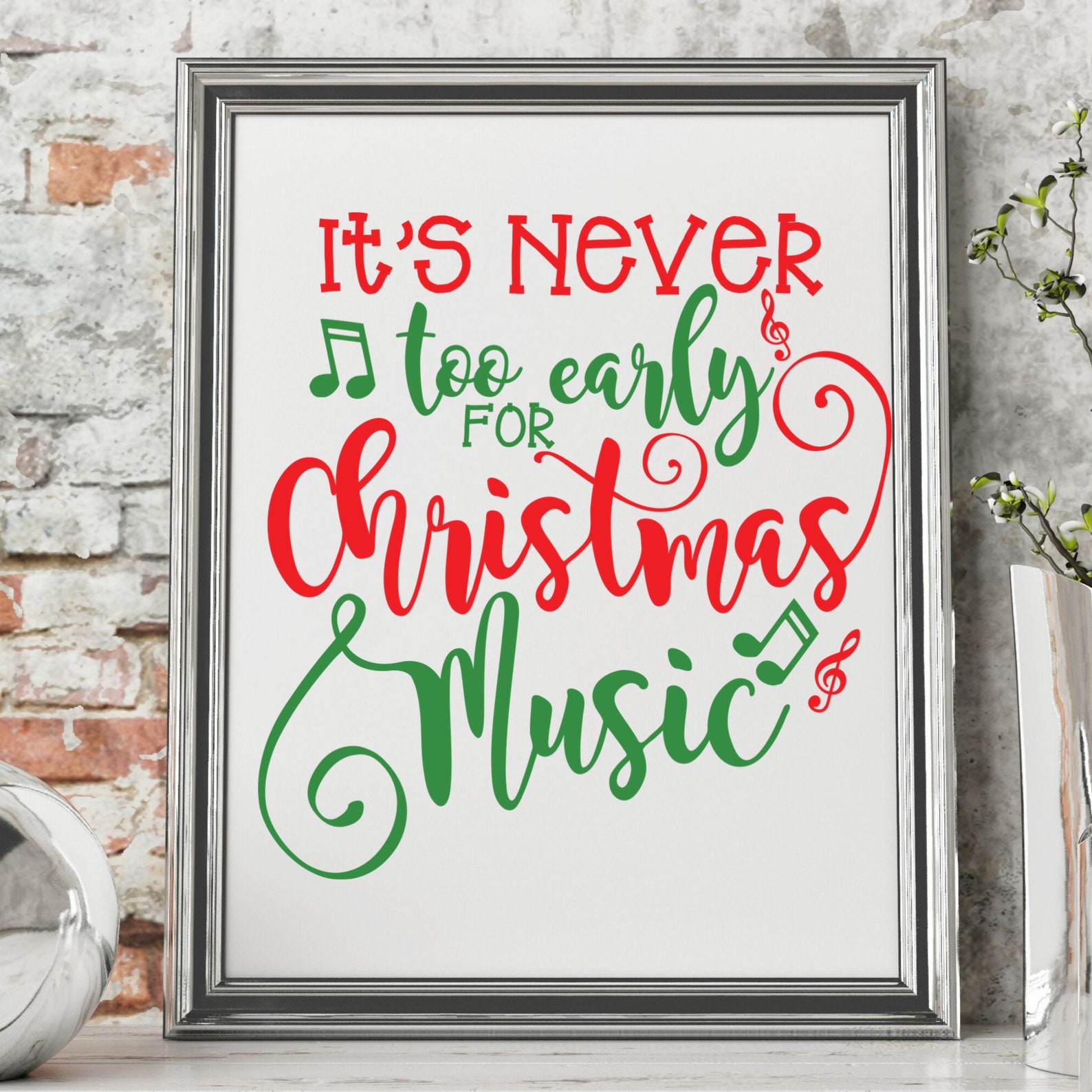 Christmas Music Clipart Music Christmas Gift Christmas Shirt | Etsy
