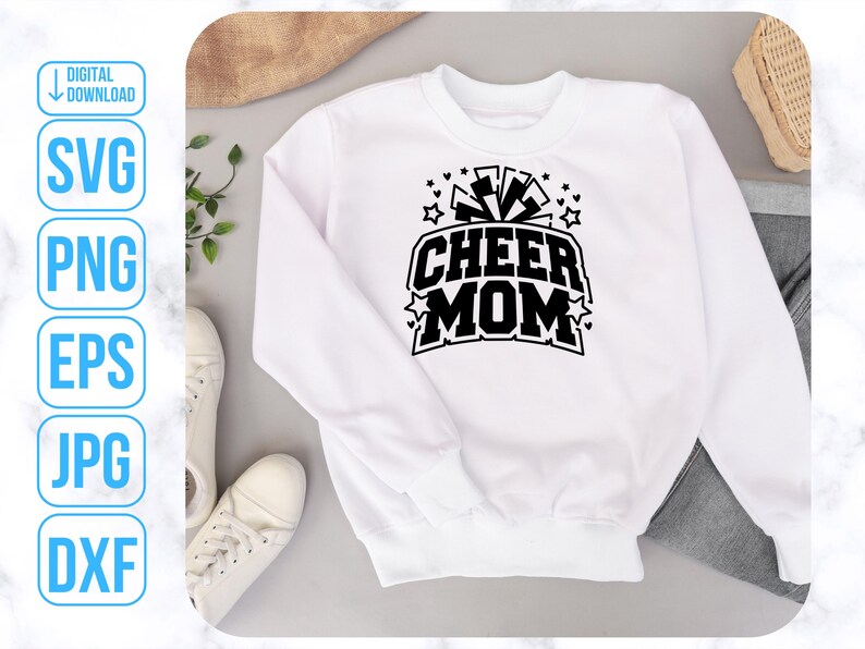 Cheer Mom Svg, Cheer Designs, Cheer Mom Gift, Cheerleader Mom Svg - Etsy