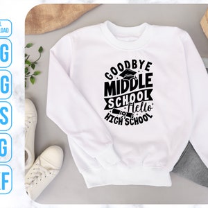 8th Grade Graduation, End of Middle School, Hello High School, Bye 8th ...