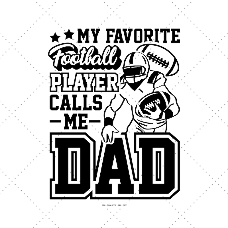 Football Dad Svg - Etsy
