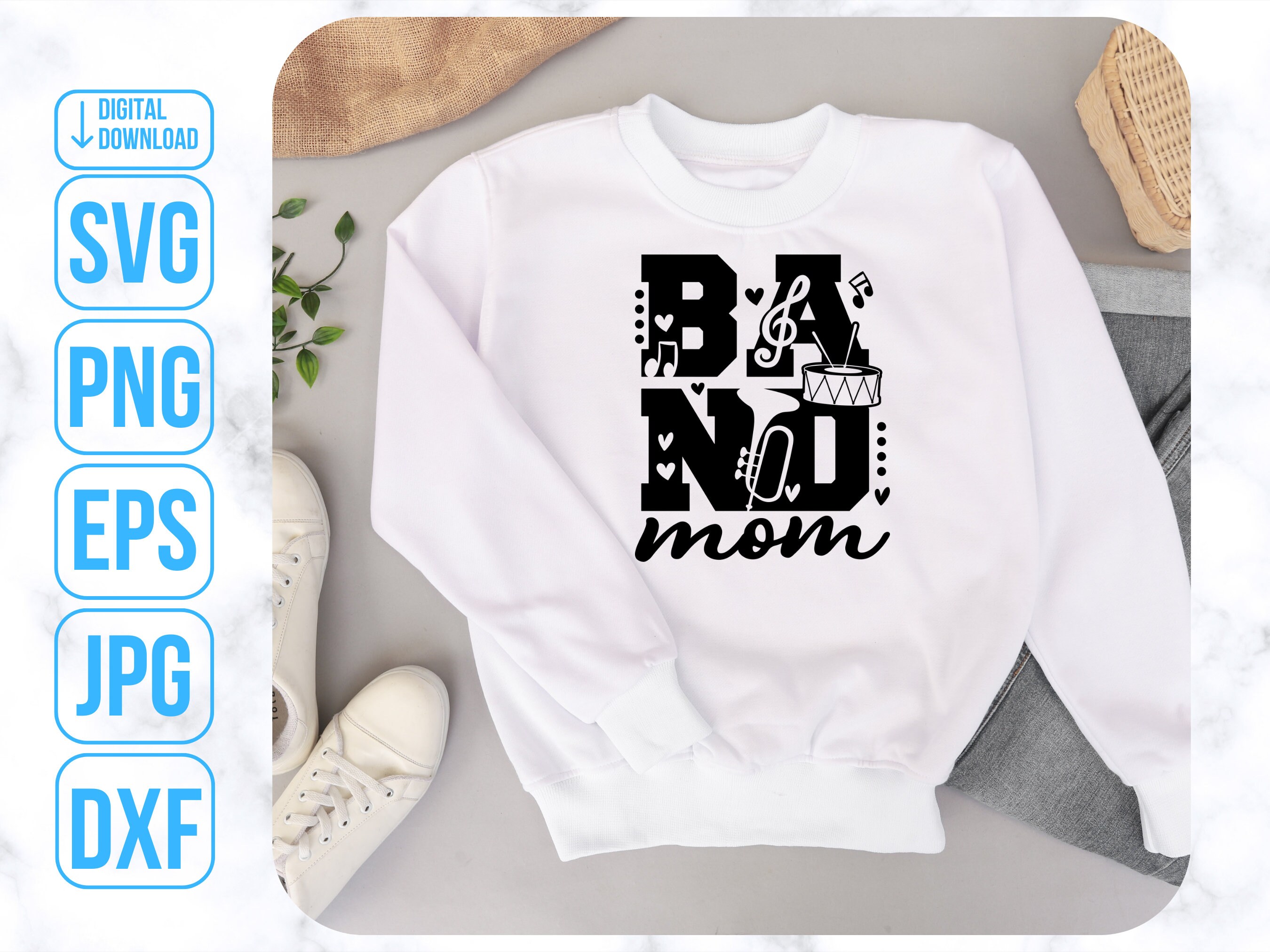 Band Mom Png, Band Mom Gift, Cute Band Mom Gift, Senior Band Mom - Etsy
