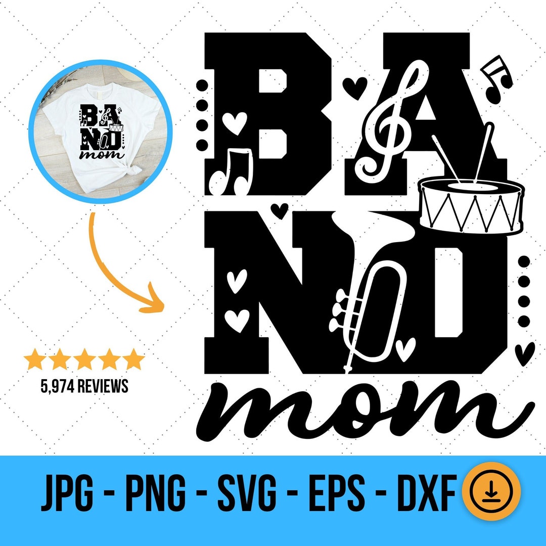 Band Mom Png, Band Mom Gift, Cute Band Mom Gift, Senior Band Mom - Etsy