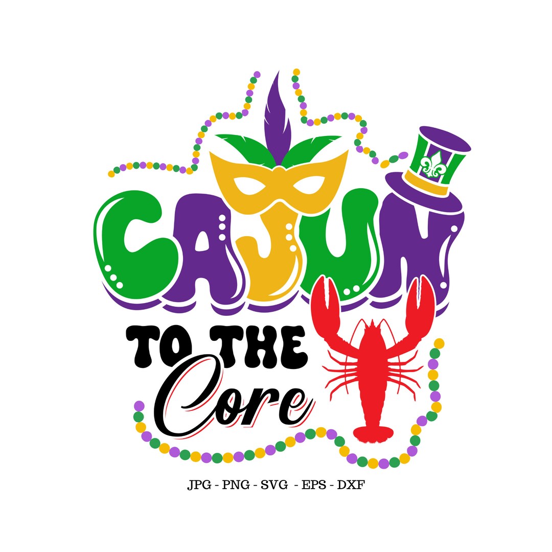 Cajun Design, Louisiana Gift, Fat Tuesday, Cajun Png, Mardi Gras Gift ...