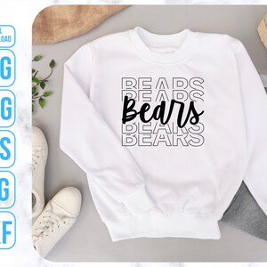 Bears Svg, Bears Png, Bears Cheer, Sport Png, Bears Game Day - Etsy