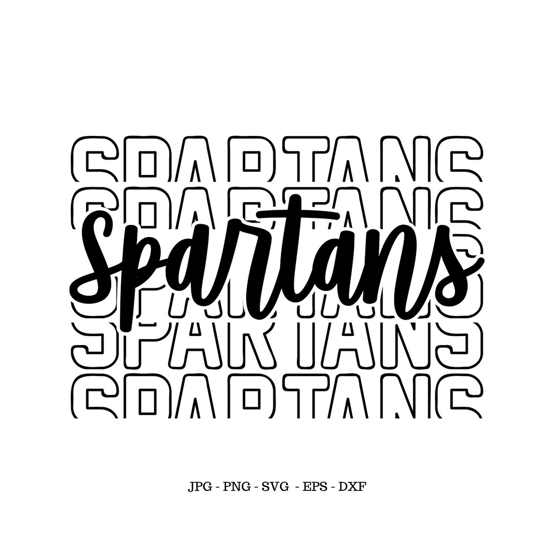 Spartans Svg, Shirt File Design, Svg Png Spartans, School Spirit Svg - Etsy