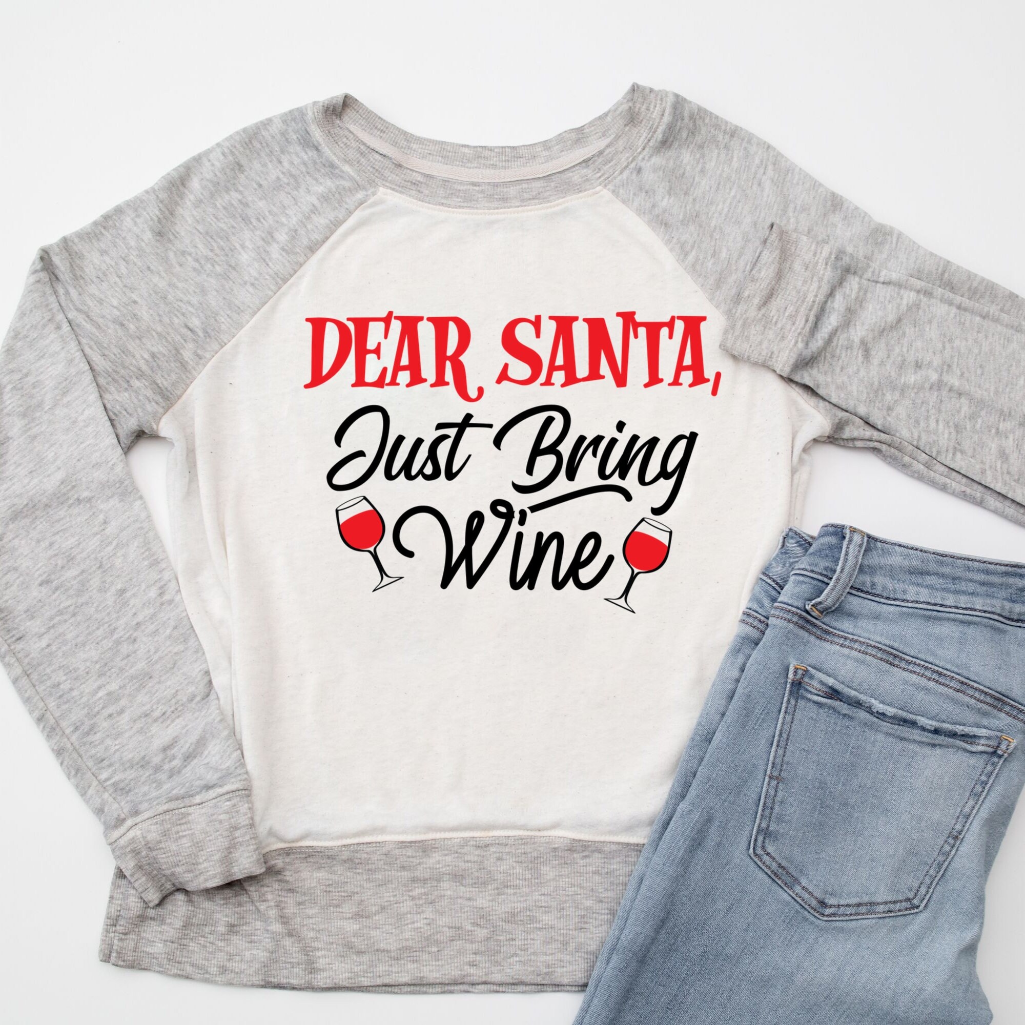 Santa Svg Wine Lovers Secret Santa Gift Bring Me Wine Wine - Etsy